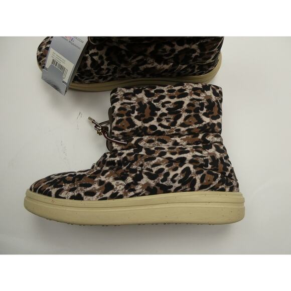 Heydude | Shoes | Hey Dude Margot Eco Leopard Nut Print Bootsshoes ...